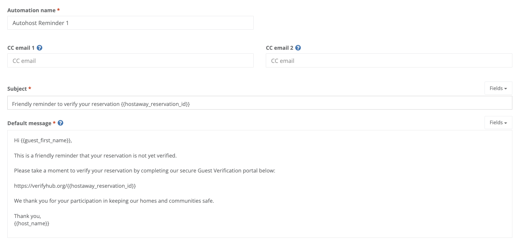 Hostaway | Autohost Automated Guest Communication Workflow (Message Setup Guide)